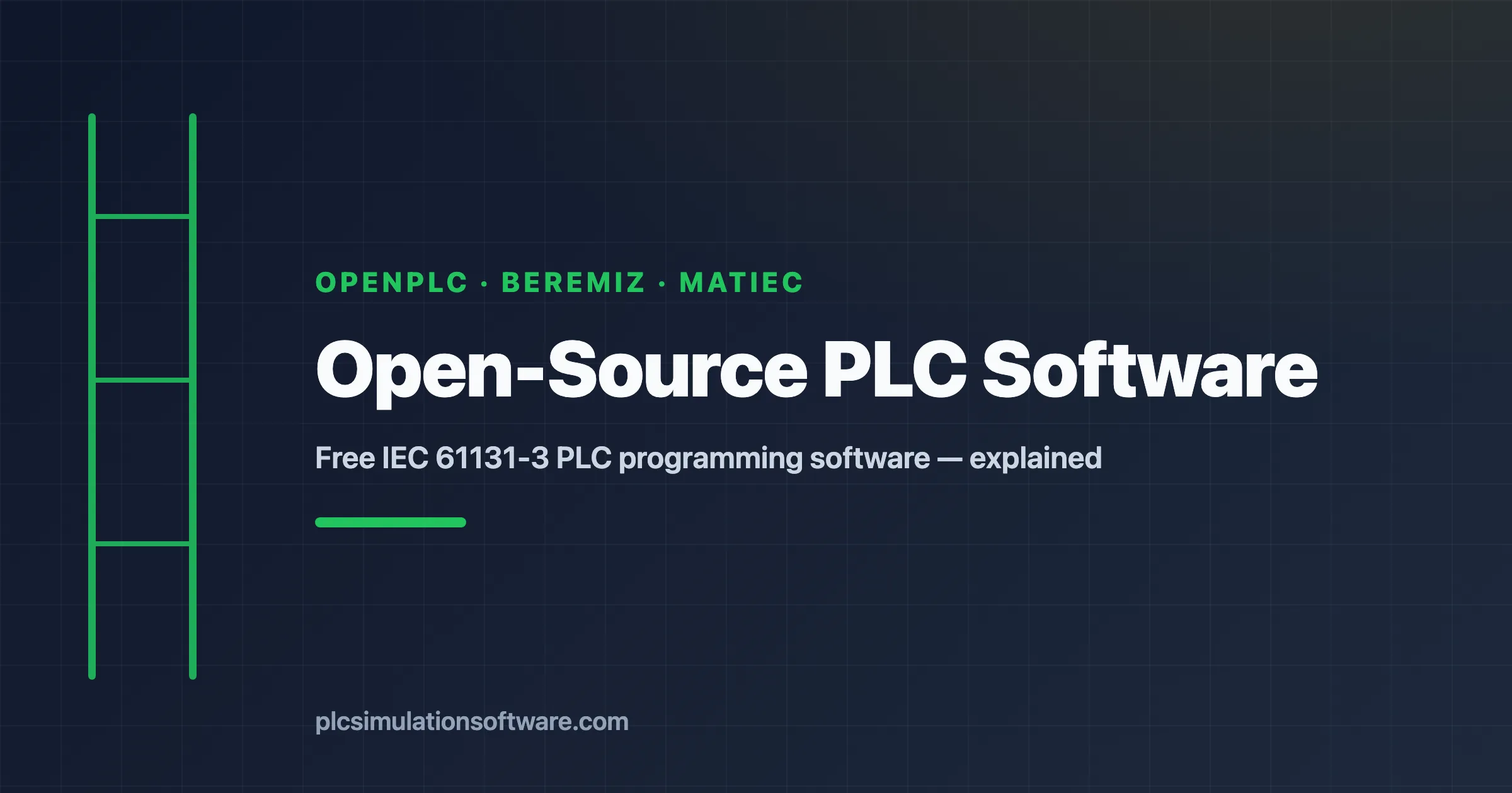 Open-Source PLC Software: OpenPLC, Beremiz and matiec Explained - PLC ...